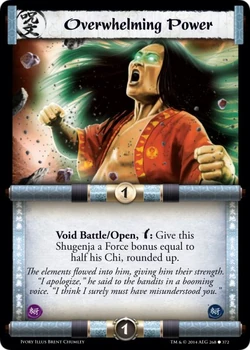 Overwhelming Power/card | L5r: Legend of the Five Rings Wiki | Fandom