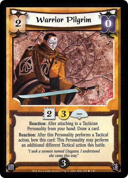 Warrior Pilgrim/card | L5r: Legend of the Five Rings Wiki | Fandom