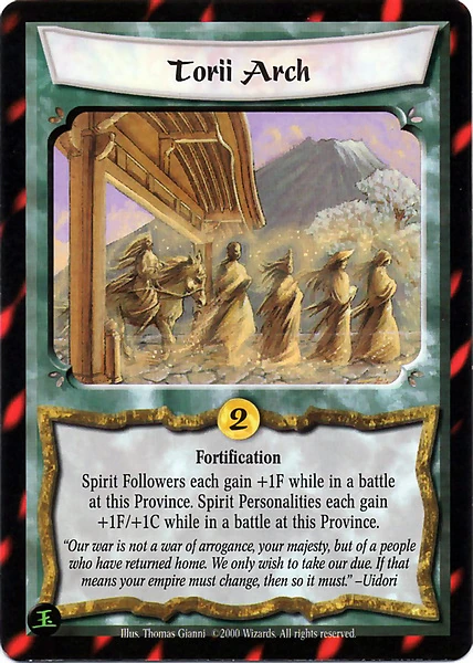 Torii Arch/card | L5r: Legend of the Five Rings Wiki | Fandom