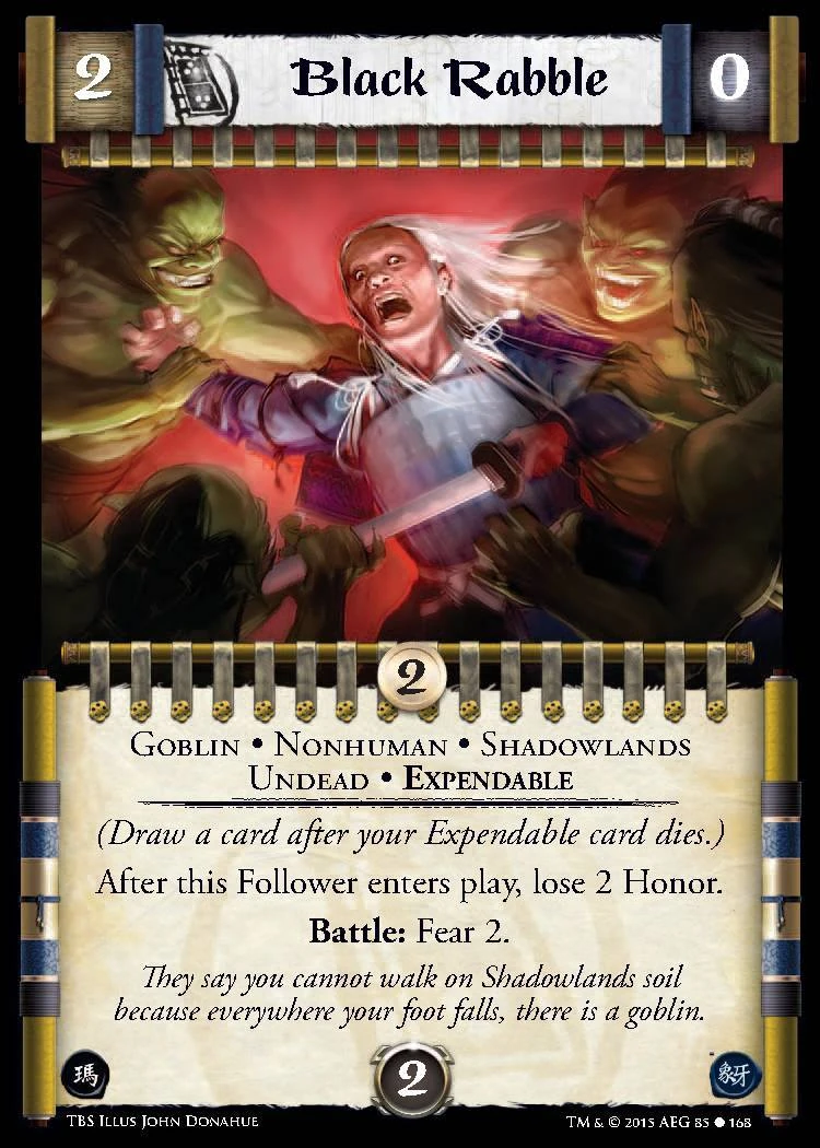 Black Rabble/card | L5r: Legend of the Five Rings Wiki | Fandom