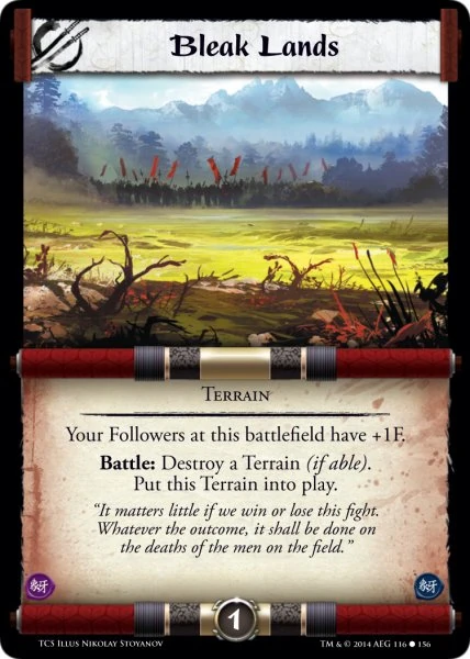 Bleak Lands/card | L5r: Legend of the Five Rings Wiki | Fandom