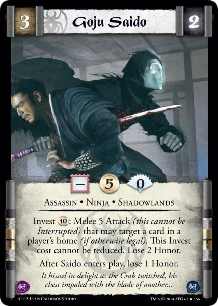 Goju Saido/card | L5r: Legend of the Five Rings Wiki | Fandom
