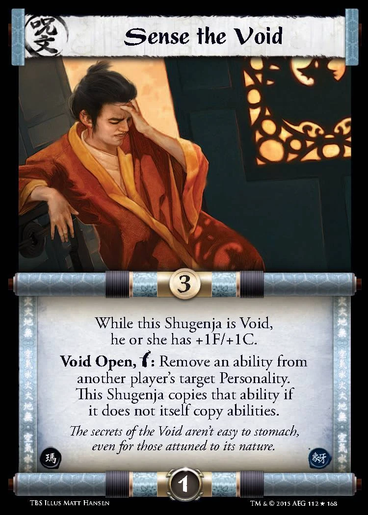 Sense the Void/card | L5r: Legend of the Five Rings Wiki | Fandom