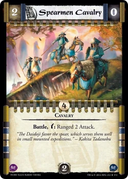 Spearmen Cavalry/card | L5r: Legend of the Five Rings Wiki | Fandom