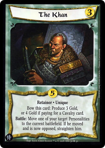 The Khan/card | L5r: Legend of the Five Rings Wiki | Fandom