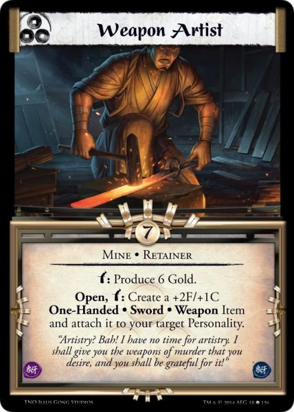 Weapon Artist/card | L5r: Legend of the Five Rings Wiki | Fandom