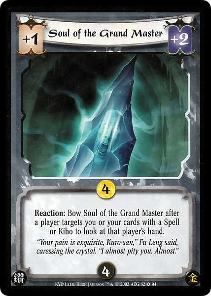 Soul of the Grand Master/card | L5r: Legend of the Five Rings Wiki | Fandom