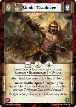 Akodo Tsudoken Exp2/card | L5r: Legend of the Five Rings Wiki | Fandom