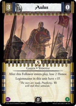 Aulus/card | L5r: Legend of the Five Rings Wiki | Fandom