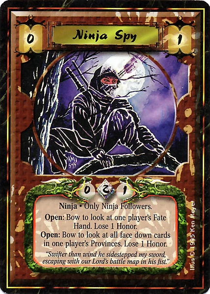 Ninja Spy/card | L5r: Legend of the Five Rings Wiki | Fandom