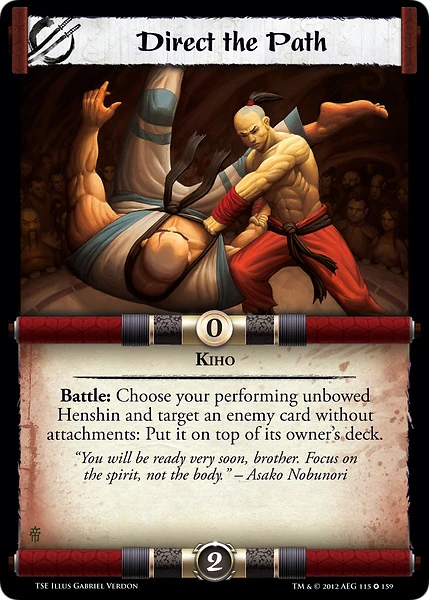 Direct the Path/card | L5r: Legend of the Five Rings Wiki | Fandom