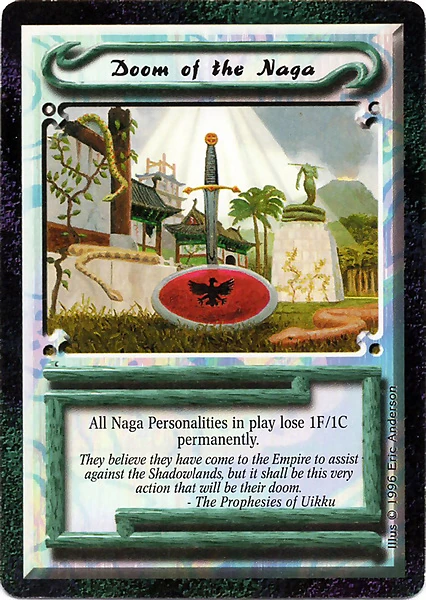 Doom of the Naga/card | L5r: Legend of the Five Rings Wiki | Fandom