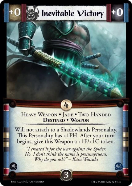Inevitable Victory/card | L5r: Legend of the Five Rings Wiki | Fandom