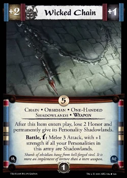 Wicked Chain/card | L5r: Legend of the Five Rings Wiki | Fandom
