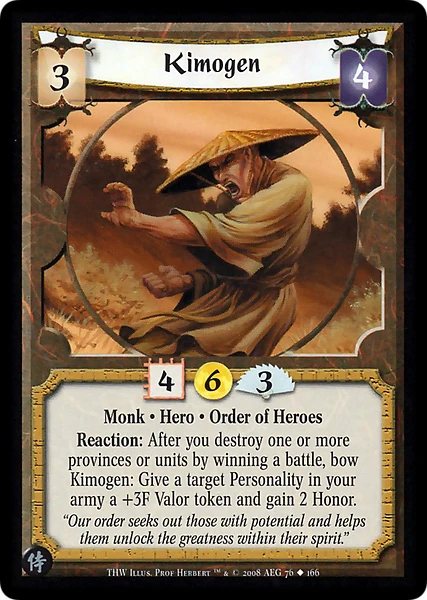 Kimogen/card | L5r: Legend of the Five Rings Wiki | Fandom