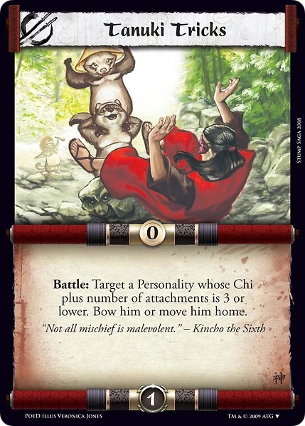 Tanuki Tricks/card | L5r: Legend of the Five Rings Wiki | Fandom