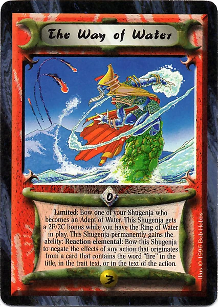 The Way of Water/card | L5r: Legend of the Five Rings Wiki | Fandom