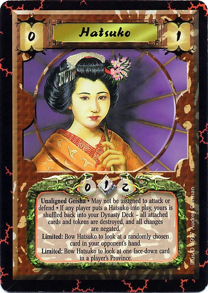 Hatsuko/card | L5r: Legend of the Five Rings Wiki | Fandom