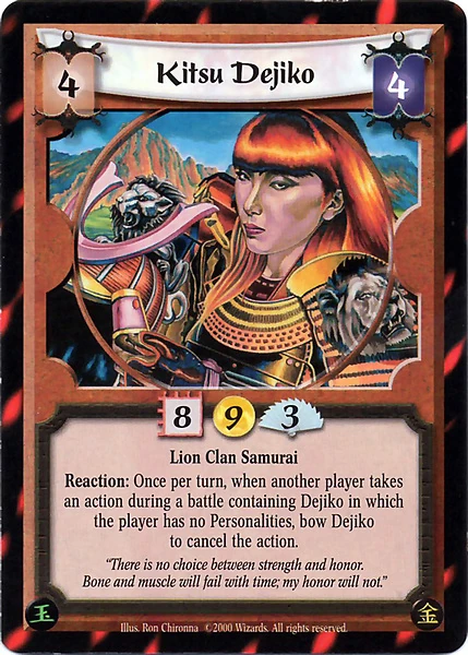Kitsu Dejiko/card | L5r: Legend of the Five Rings Wiki | Fandom