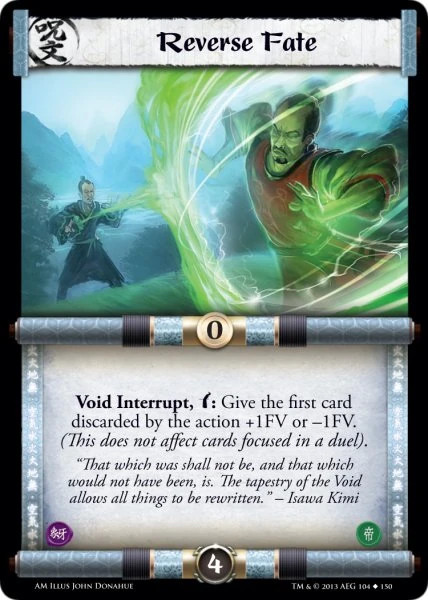 Reverse Fate/card | L5r: Legend of the Five Rings Wiki | Fandom