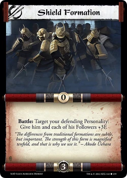 Shield Formation/card | L5r: Legend of the Five Rings Wiki | Fandom