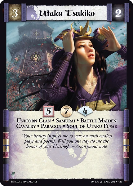 Utaku Tsukiko/card | L5r: Legend of the Five Rings Wiki | Fandom