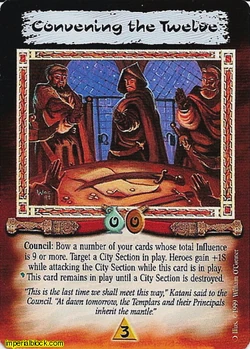 Convening the Twelve/card | L5r: Legend of the Five Rings Wiki | Fandom