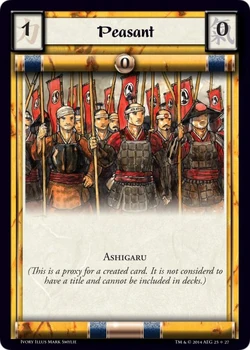 Peasant/card | L5r: Legend of the Five Rings Wiki | Fandom
