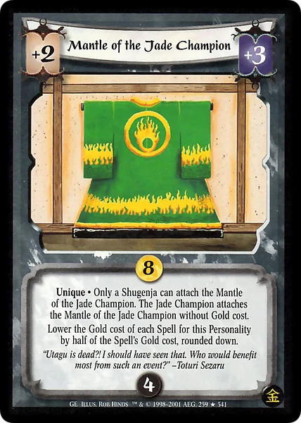 Mantle of the Jade Champion/card2 | L5r: Legend of the Five Rings Wiki ...