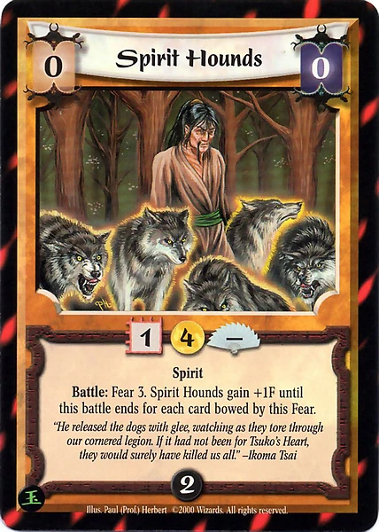 Spirit Hounds/card | L5r: Legend of the Five Rings Wiki | Fandom