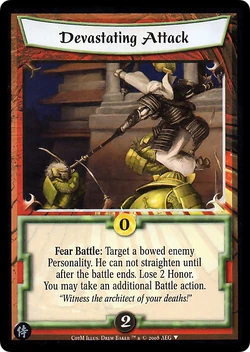 Devastating Attack/card | L5r: Legend of the Five Rings Wiki | Fandom