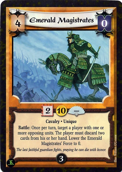 Emerald Magistrates/card | L5r: Legend of the Five Rings Wiki | Fandom