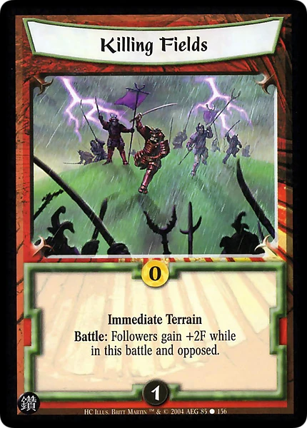 Killing Fields/card | L5r: Legend of the Five Rings Wiki | Fandom