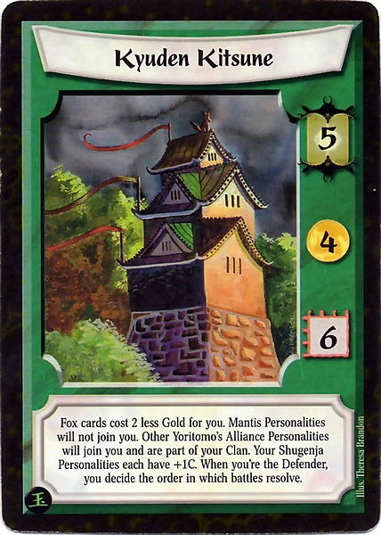 Kyuden Kitsune/card | L5r: Legend of the Five Rings Wiki | Fandom