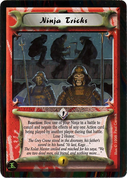 Ninja Tricks/card | L5r: Legend of the Five Rings Wiki | Fandom