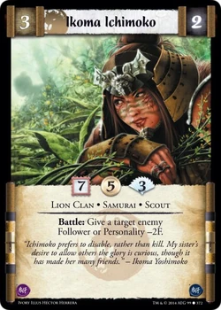 Ikoma Ichimoko/card | L5r: Legend of the Five Rings Wiki | Fandom