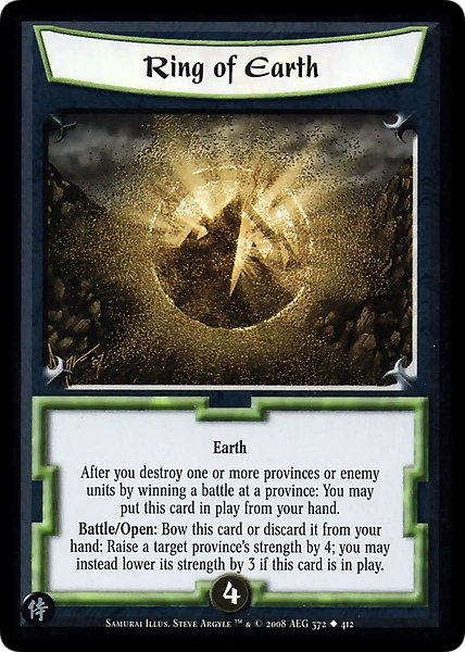 Ring of Earth/card6 | L5r: Legend of the Five Rings Wiki | Fandom