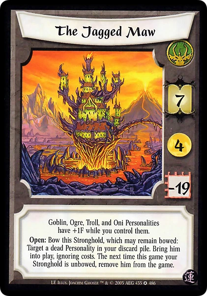 The Jagged Maw/card | L5r: Legend of the Five Rings Wiki | Fandom