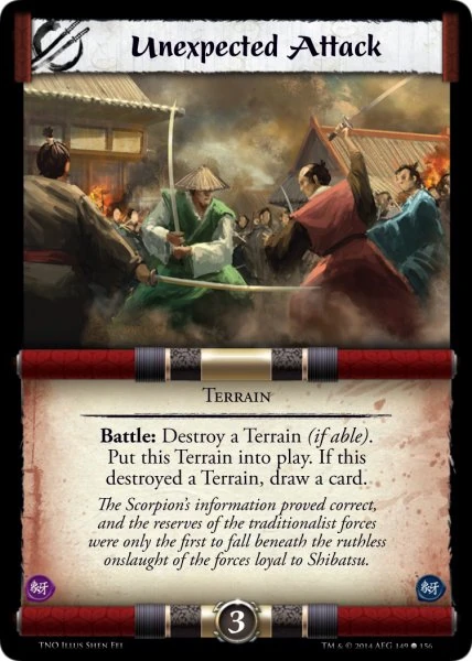 Unexpected Attack/card | L5r: Legend of the Five Rings Wiki | Fandom