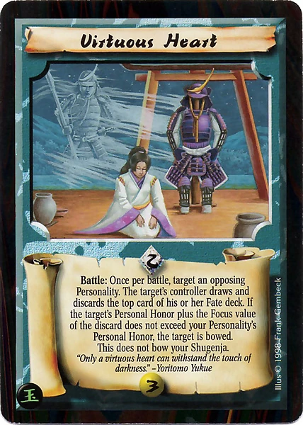 Virtuous Heart/card | L5r: Legend of the Five Rings Wiki | Fandom
