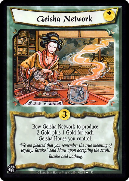 Geisha Network/card | L5r: Legend of the Five Rings Wiki | Fandom