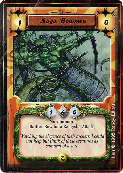 Naga Bowmen/card | L5r: Legend of the Five Rings Wiki | Fandom