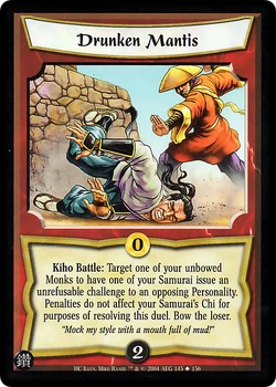 Drunken Mantis/card | L5r: Legend of the Five Rings Wiki | Fandom