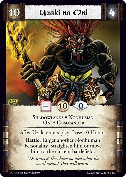 Uzaki no Oni/card | L5r: Legend of the Five Rings Wiki | Fandom