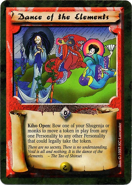 Dance of the Elements/card | L5r: Legend of the Five Rings Wiki | Fandom