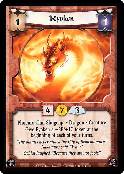 Ryoken/card | L5r: Legend of the Five Rings Wiki | Fandom