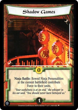 Shadow Games/card | L5r: Legend of the Five Rings Wiki | Fandom