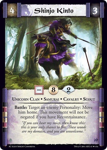 Shinjo Kintocard L5r Legend Of The Five Rings Wiki Fandom