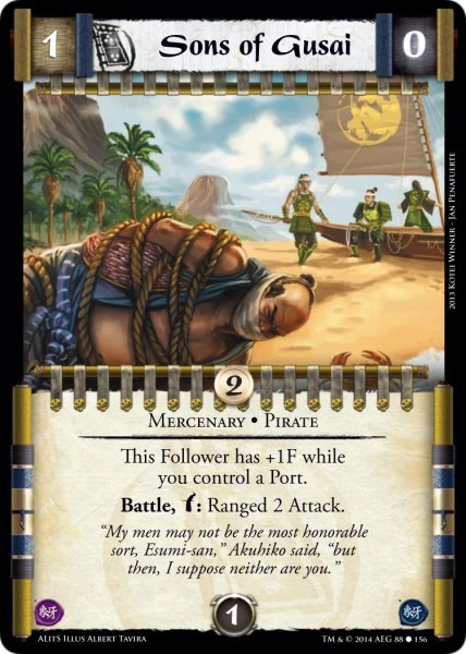 Sons of Gusai/card | L5r: Legend of the Five Rings Wiki | Fandom