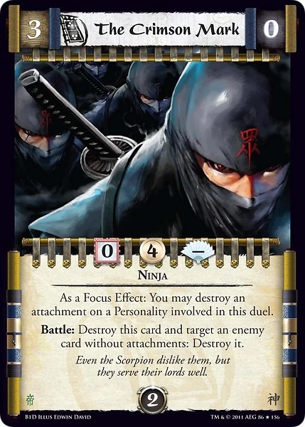 The Crimson Mark/card | L5r: Legend of the Five Rings Wiki | Fandom